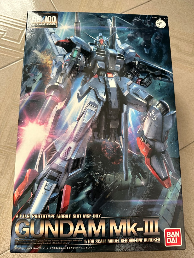 Re/100 Gundam MK-III, Hobbies & Toys, Toys & Games on Carousell