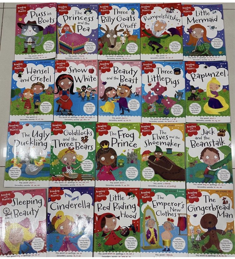 Reading with phonics package of 20 books, Hobbies & Toys, Books ...