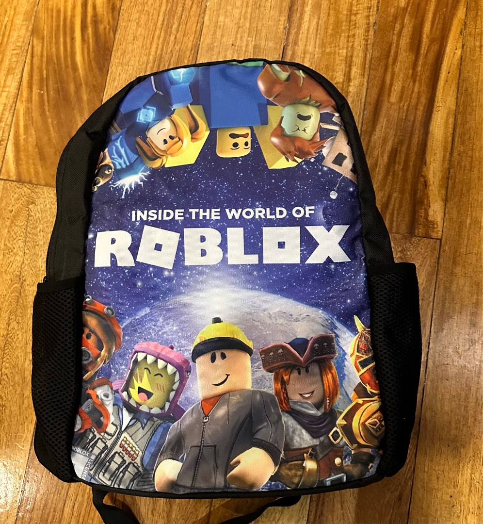 Roblox backpack with small case, Babies & Kids, Babies & Kids Fashion ...