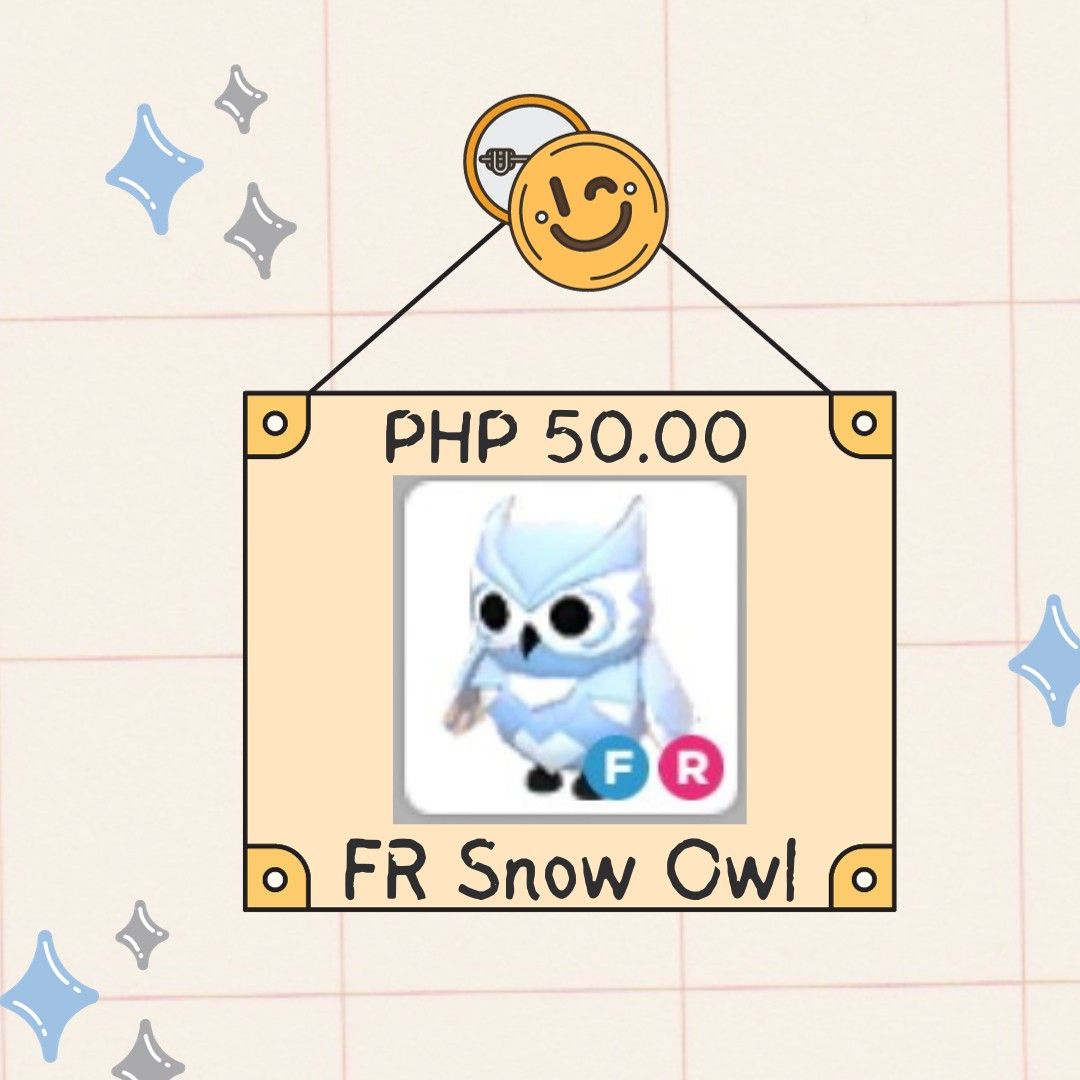 Roblox/Adopt Me | Snow Owl, Video Gaming, Video Games, Others on Carousell
