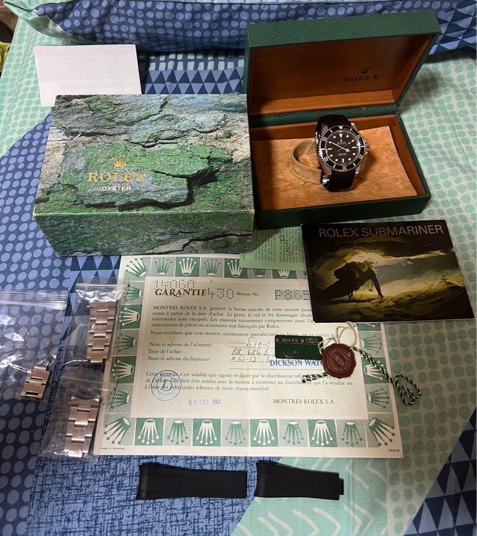 Rolex Submariner 14060 / 14060M Unpolished 2 Liner Flat 4 P Series Year ...