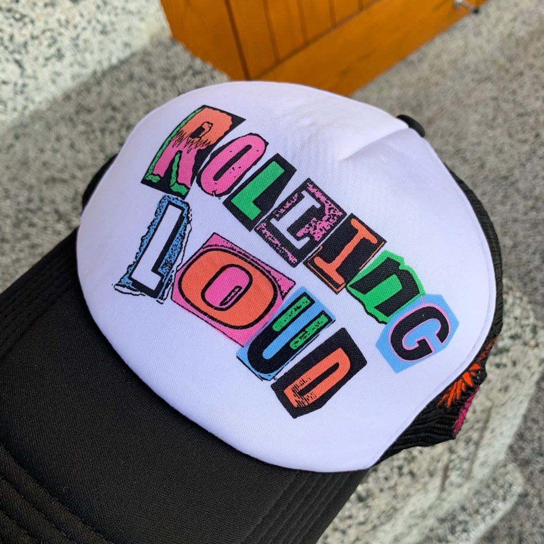 Rolling Loud Sun flower trucker hat, Men's Fashion, Watches ...