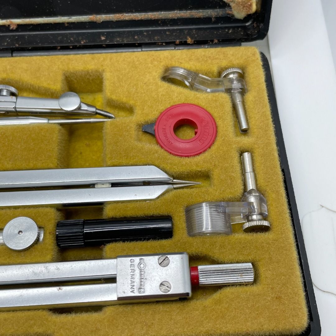 Rotring Compasses Set Technical Drawing Made in Germany, Hobbies & Toys ...