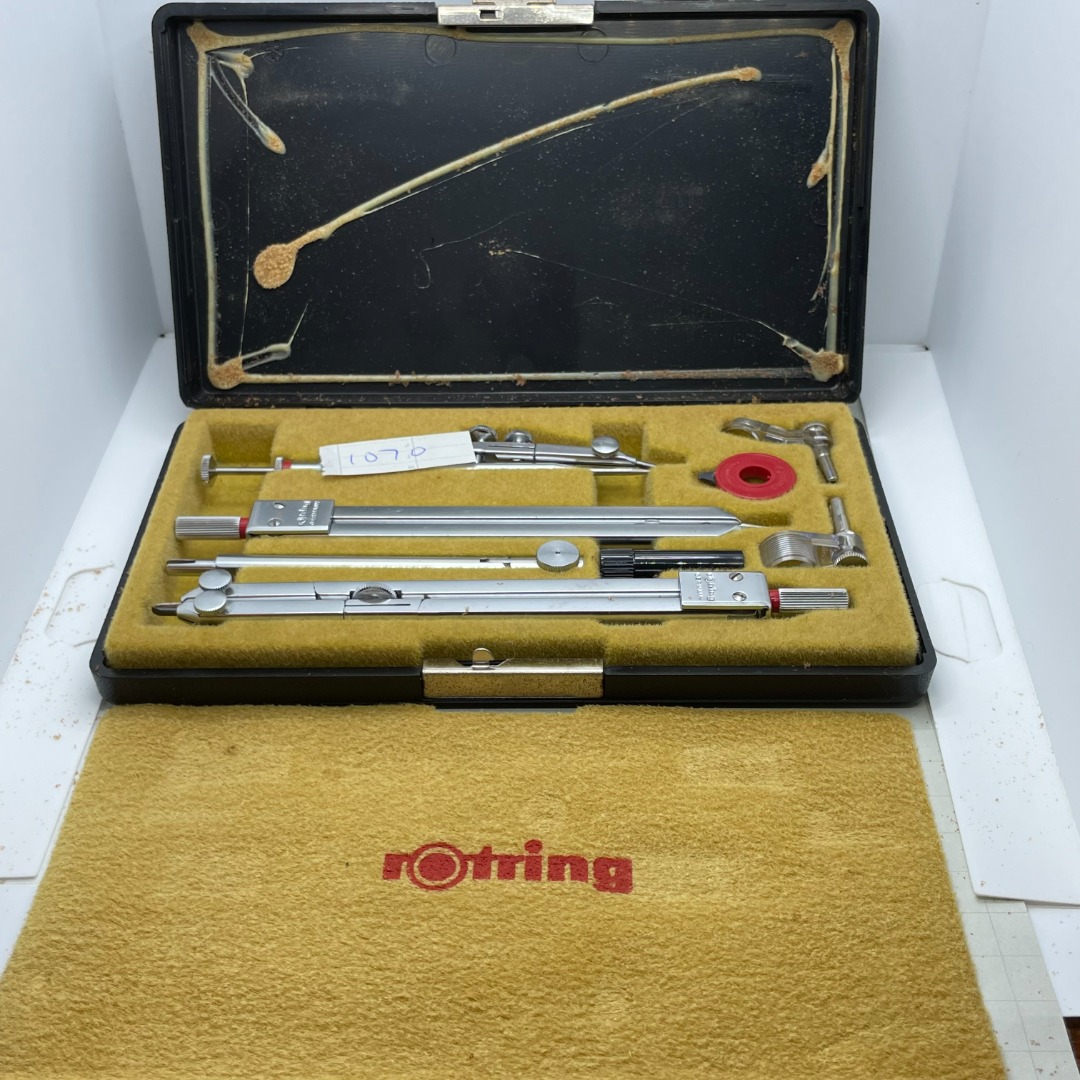 Rotring Compasses Set Technical Drawing Made in Germany, Hobbies & Toys ...