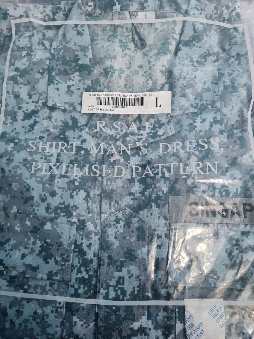RSAF uniform, Men's Fashion, Tops & Sets, Formal Shirts on Carousell
