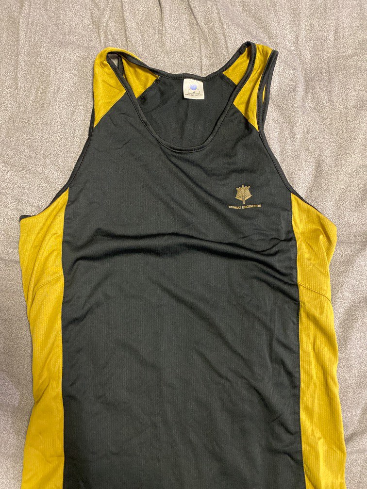 SAF Combat Engineer Singlet, Men's Fashion, Activewear on Carousell