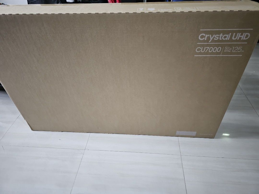 Samsung 4K CU7000 50 inch smart TV, TV & Home Appliances, TV ...