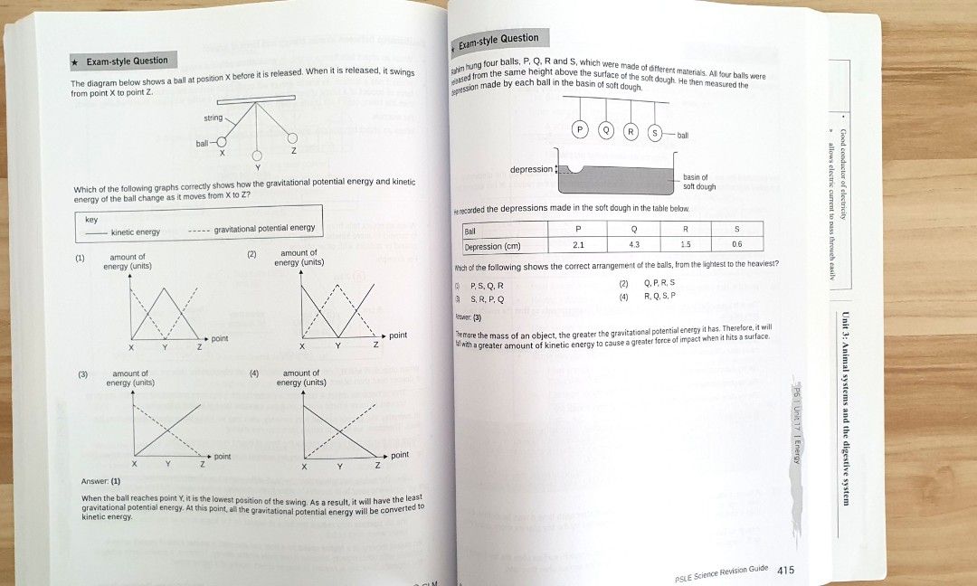 Science-PSLE Revision Guide (GLM), Hobbies & Toys, Books & Magazines ...