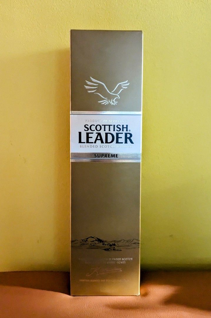 Scottish Leader Supreme Blended Scotch Whisky. 1L, 40% vol., Food ...