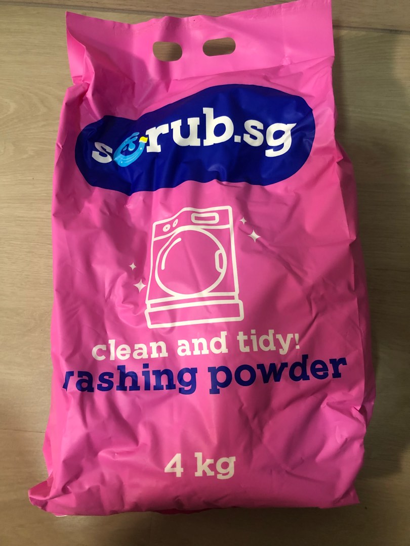 Scrub.sg Laundry powder, Furniture & Home Living, Cleaning & Homecare ...