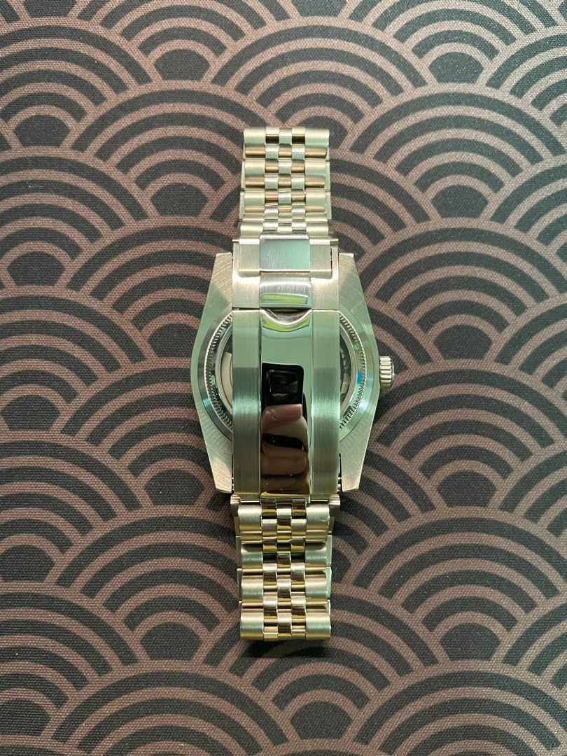 Seiko Custom Mod “Datejust Palm Motif Blue” 36mm case, Luxury, Watches ...