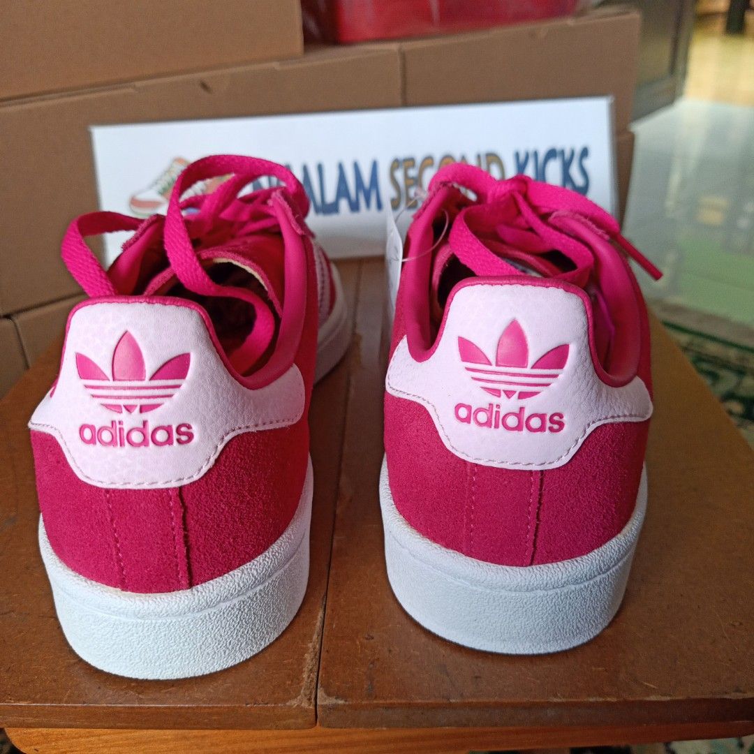 Sepatu Adidas Campus J in Pink Size 39 1/3 (ORIGINAL WITH BOX), Fesyen ...