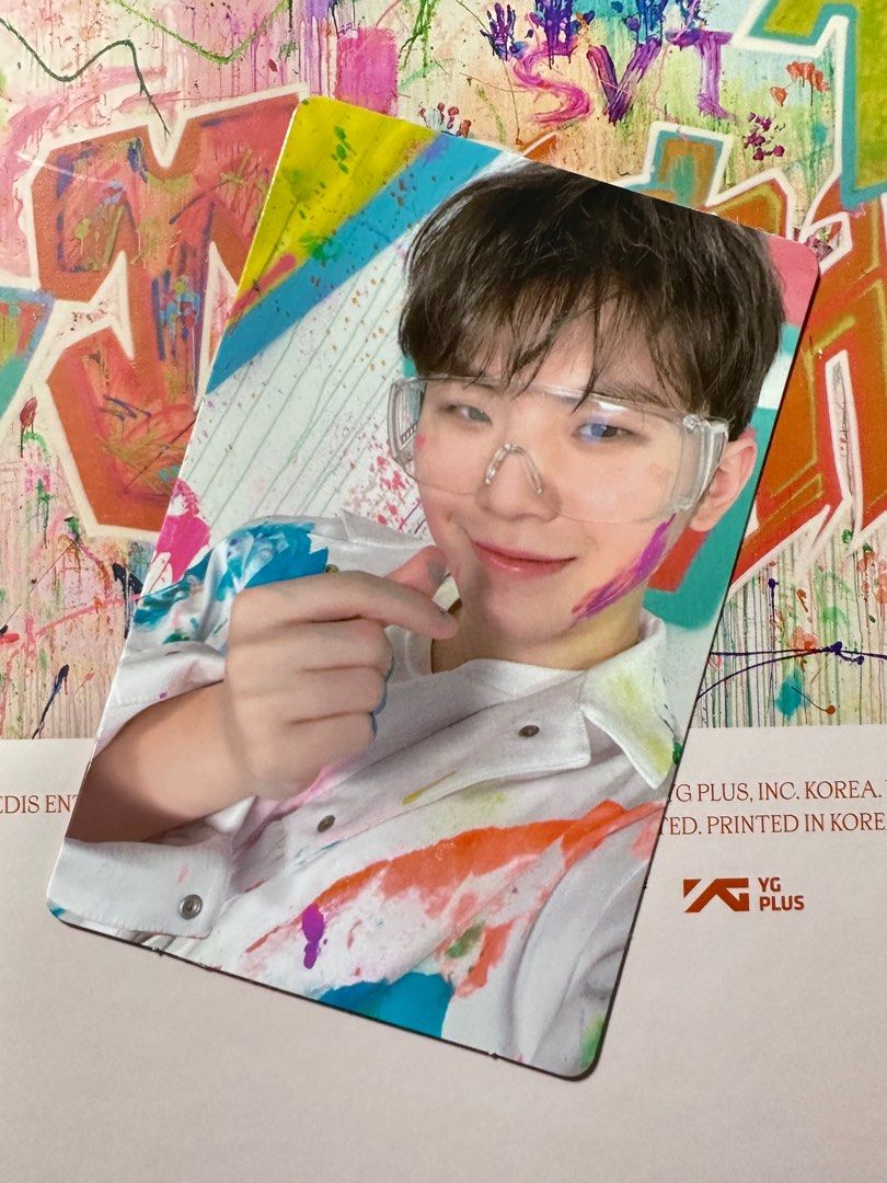 Seventeen Svt face the sun album 4 four carat version Woozi photocard ...