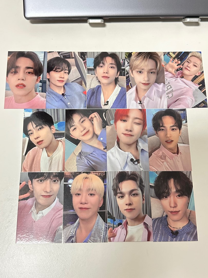 Seventeen Svt selfprinted fanmade photocards pc S.Coups, Jeonghan, Joshua, Jun, Hoshi, Wonwoo ...