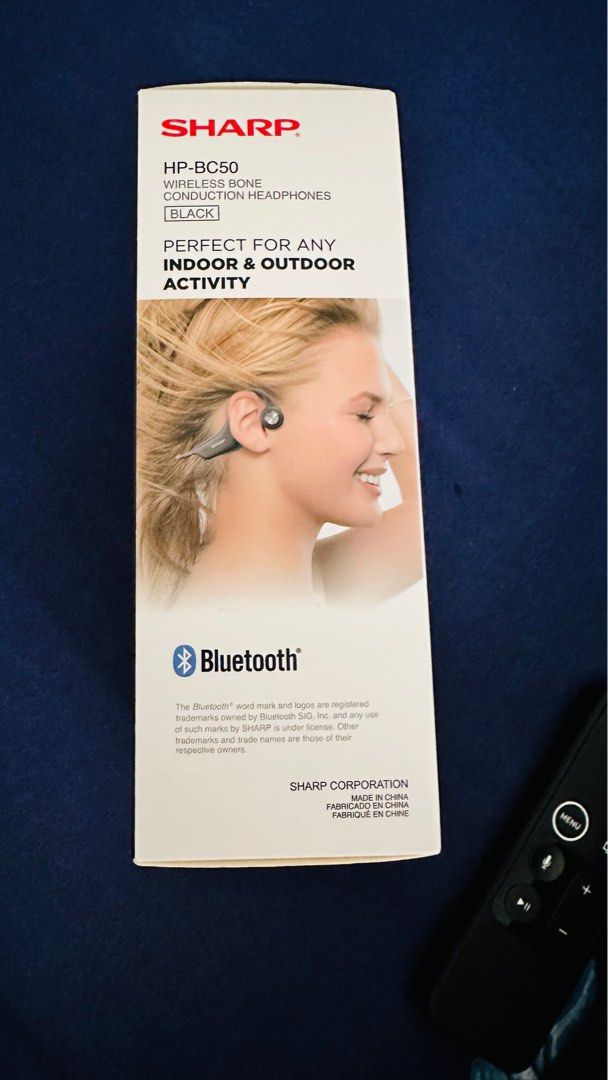 Sharp HP-BC50 Wireless Bone conduction headphone, Audio, Headphones ...