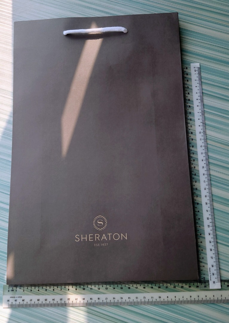 Sheraton Hotel Paper Bag, Luxury, Accessories on Carousell