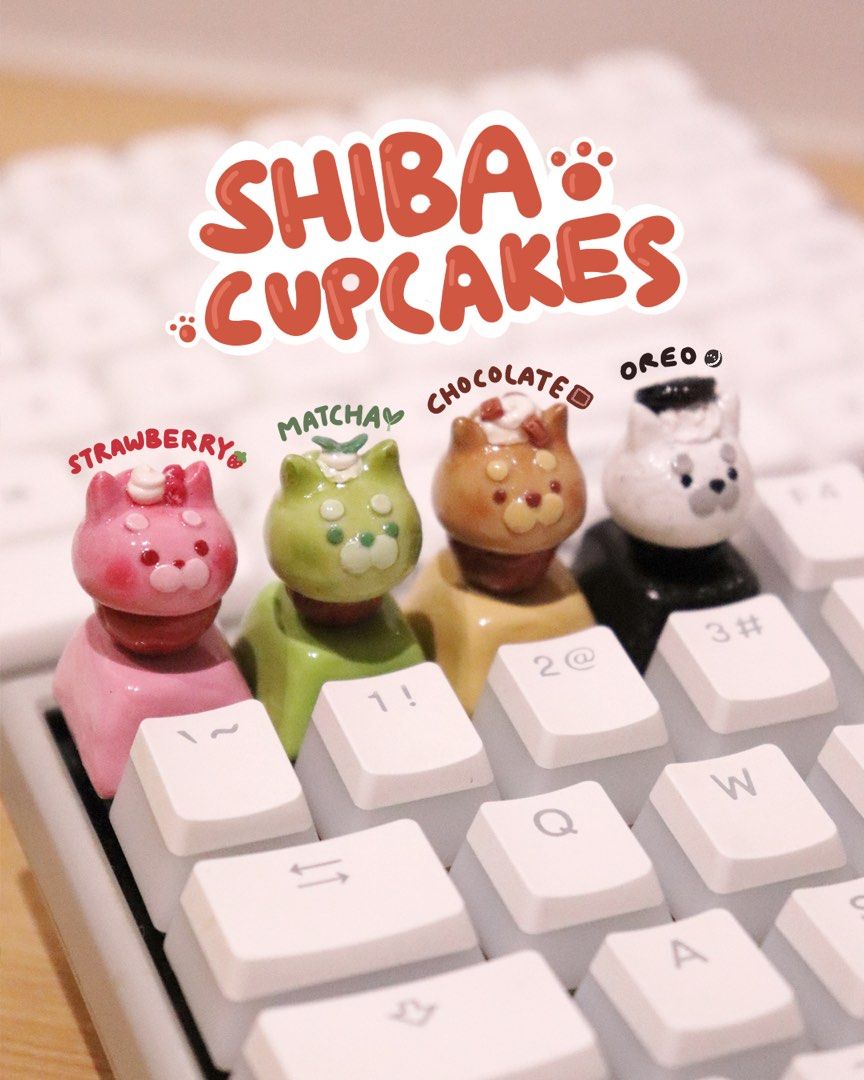 Shiba Cupcake Keycap, Computers & Tech, Parts & Accessories, Computer ...