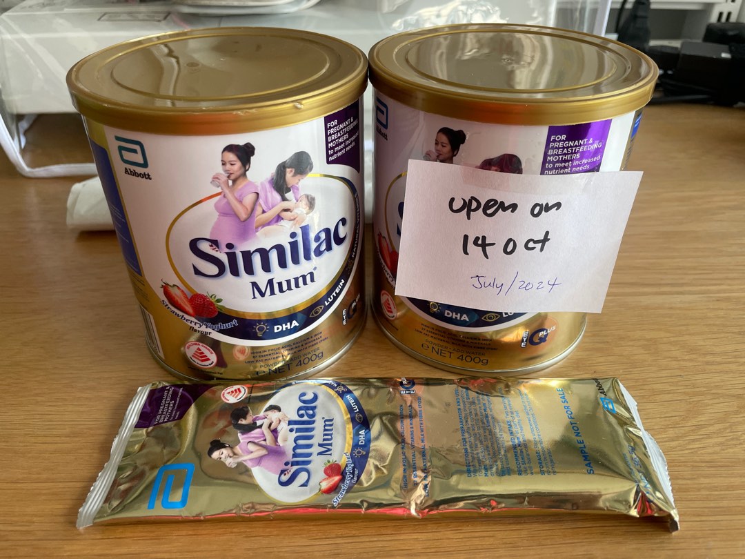 Similac Mum milk powder (strawberry yogurt flavour), Babies & Kids ...