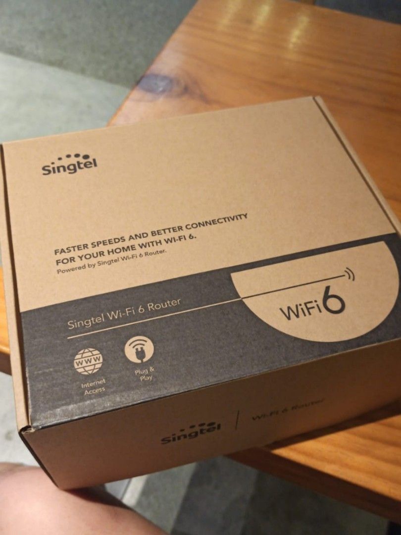 Singtel wifi 6 router, Computers & Tech, Parts & Accessories ...
