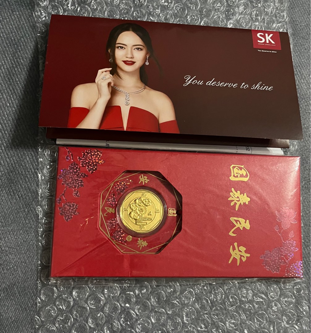 SK Jewellery 999 gold coin, Luxury, Accessories on Carousell