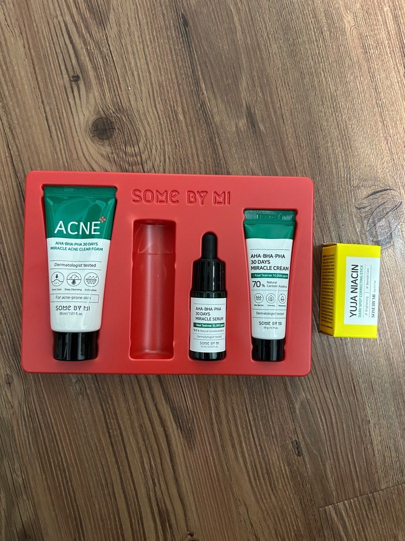 Some by Mi Acne AC SOS Miracle Kit, Beauty & Personal Care, Face, Face ...