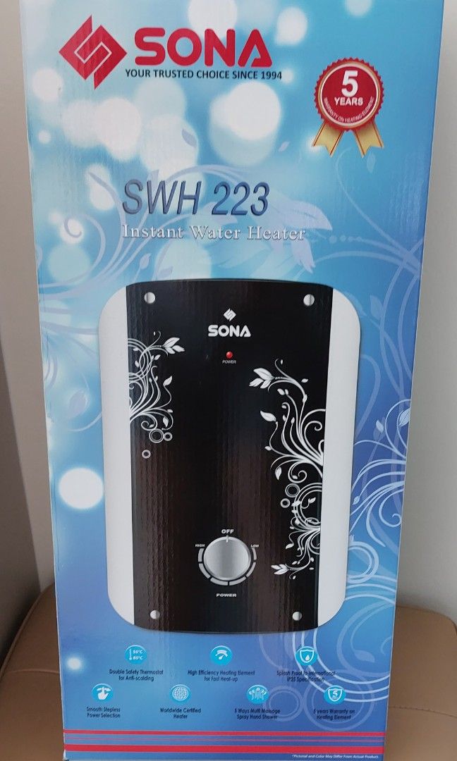 Sona SWH 223 full copper tank, TV & Home Appliances, Water Heater ...