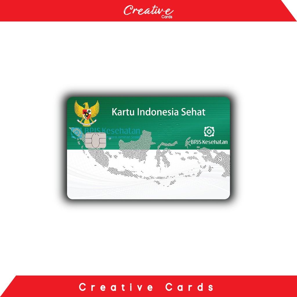 Stiker Sticker Kartu Atm Skin Card KTP, KIS, BPJS Vinyl + Laminating ...