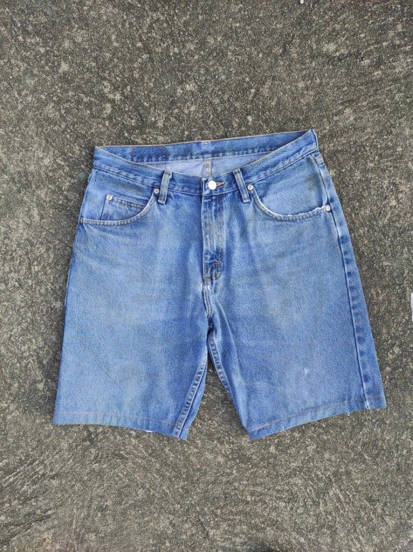 STUSSY HANDPAINTED JORTS, Men's Fashion, Activewear on Carousell