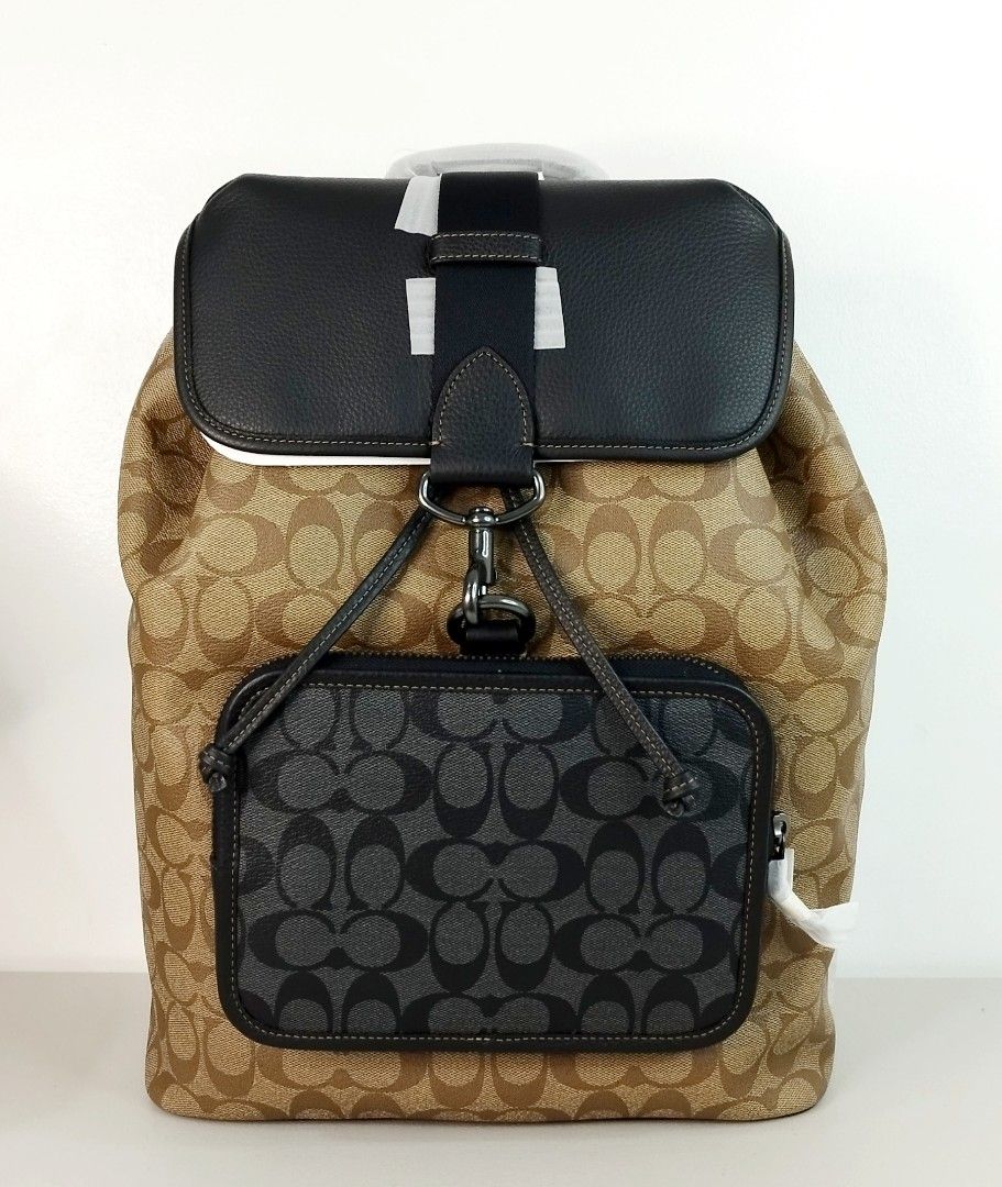 Sullivan Backpack In Blocked Signature Canvas, Luxury, Bags & Wallets ...