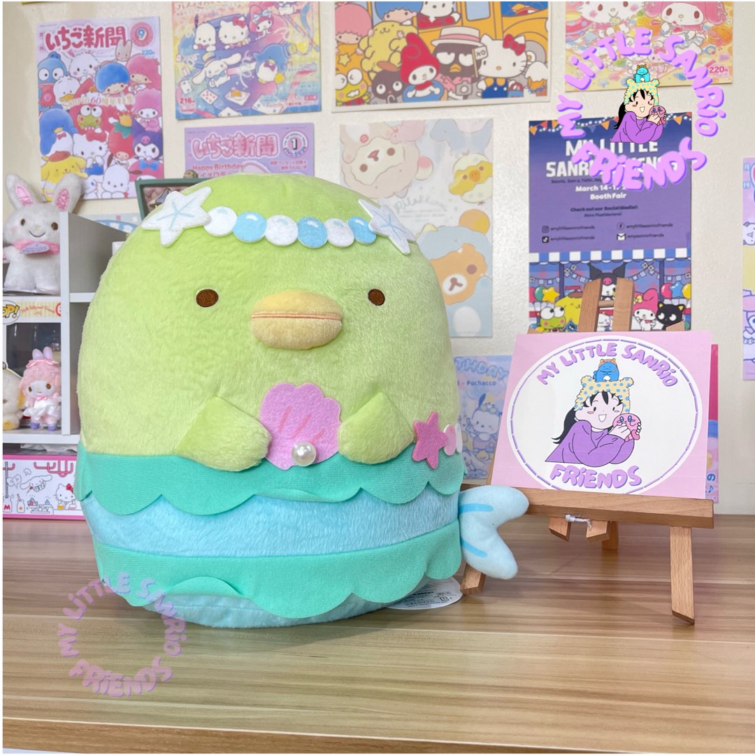 Sumikko Mermaid Penguin Plush, Hobbies & Toys, Toys & Games on Carousell