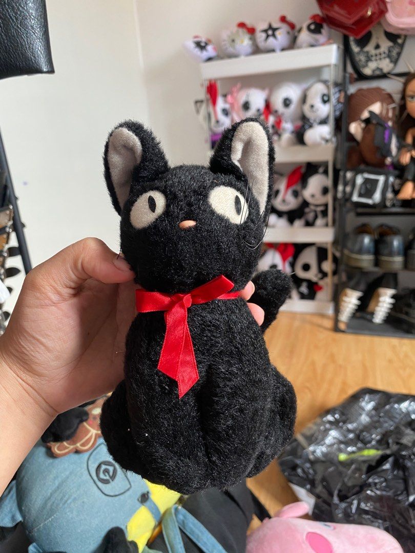 SunArrow Studio Ghibli Jiji Cat Plush Doll, Hobbies & Toys, Toys ...