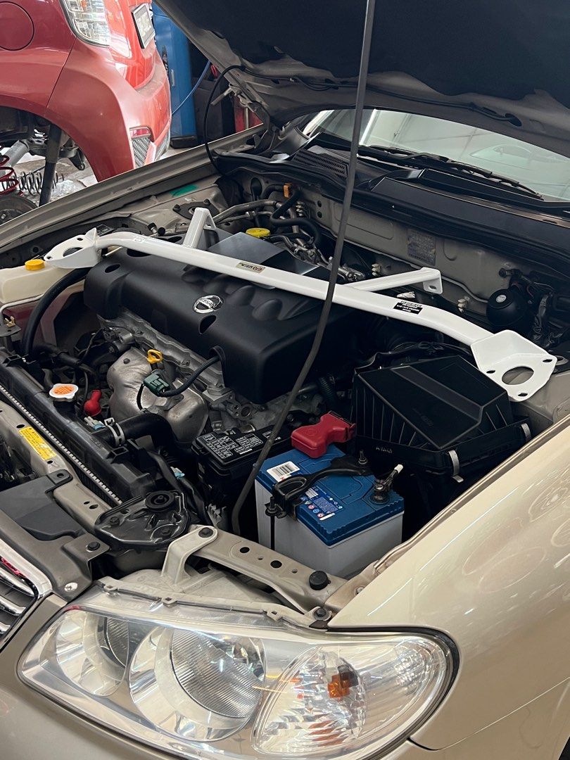 Sunny n16 4 point struct bar, Car Accessories, Accessories on Carousell