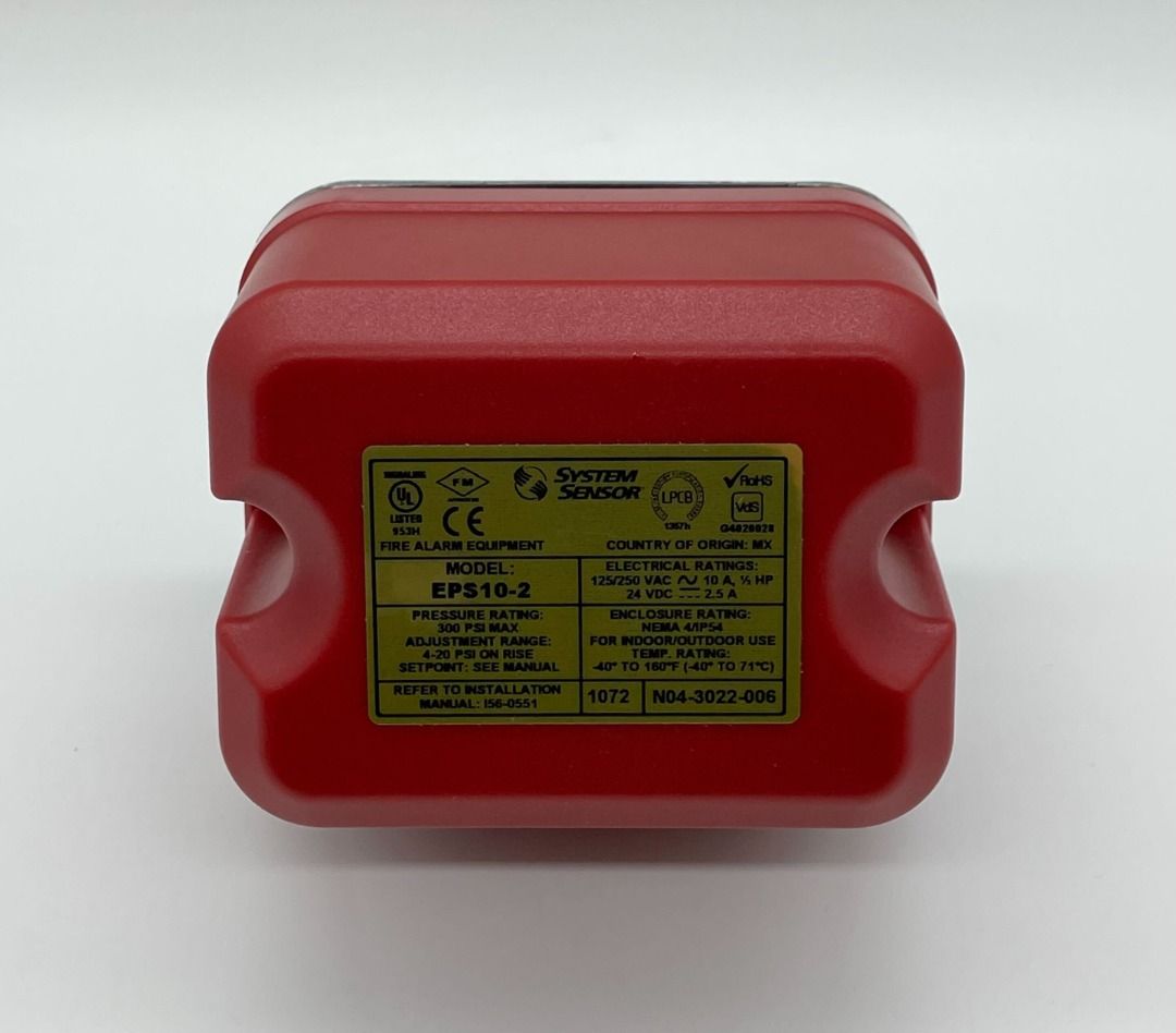 SYSTEM SENSOR PRESSURE SWITCH EPS-01, Commercial & Industrial ...