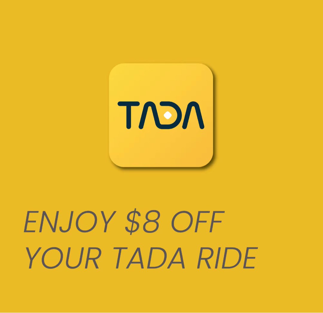 TADA $8 Codes, Tickets & Vouchers, Vouchers on Carousell