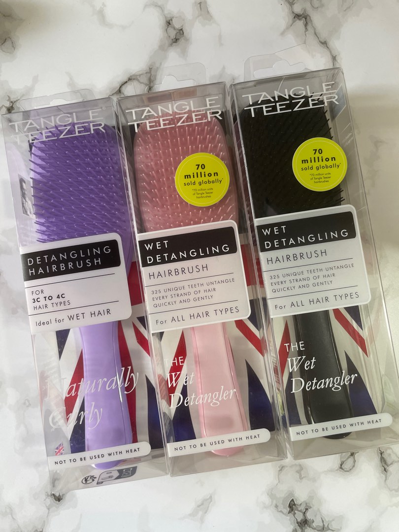 Tangle Teezer Wet Detangler Detangling Hairbrush, Beauty & Personal ...