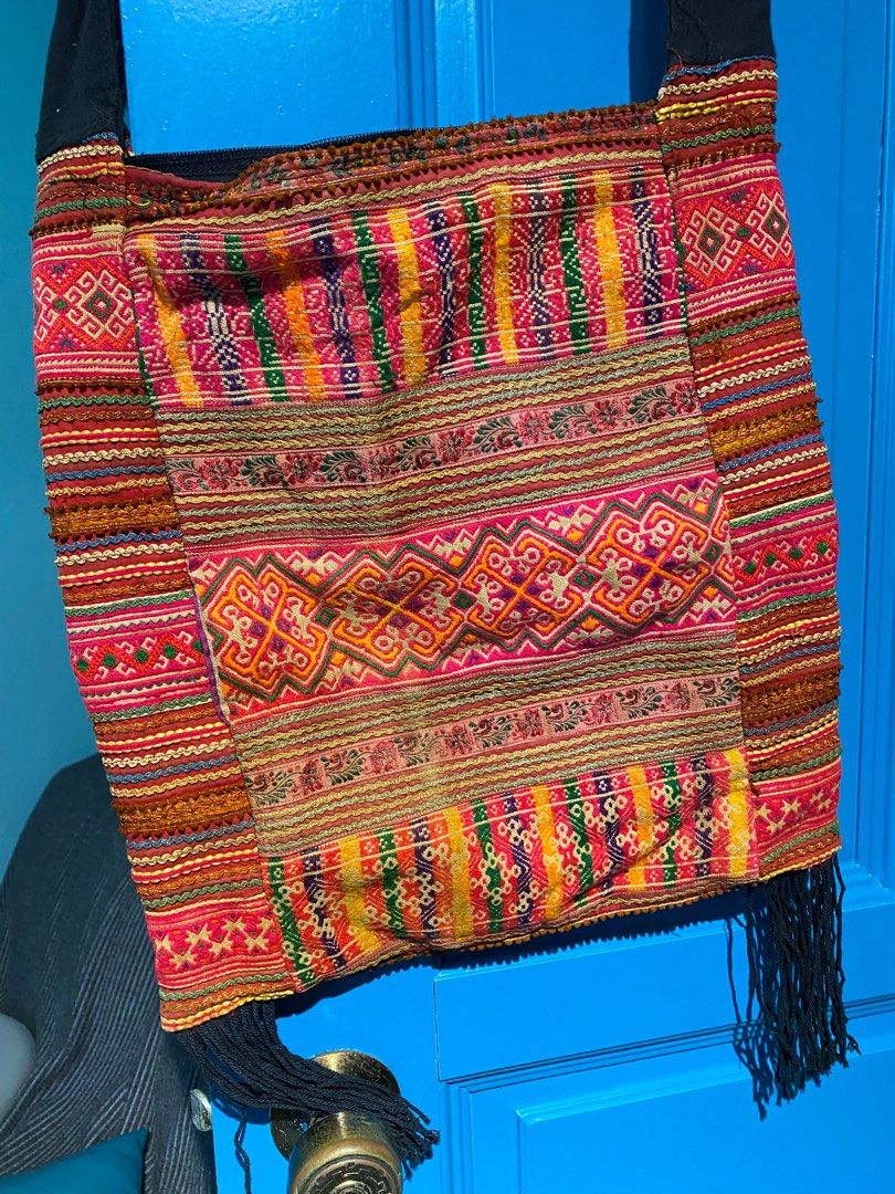 Thai/Burmese ethnic handmade bag, Women's Fashion, Bags & Wallets ...