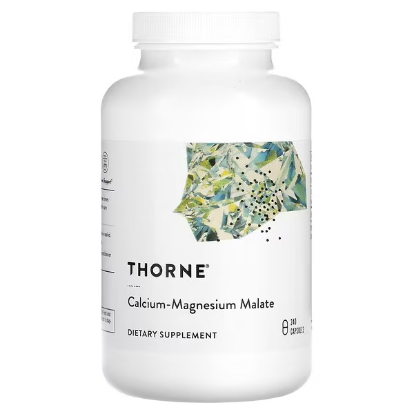 Thorne, Calcium-Magnesium Malate, 240 Capsules, Health & Nutrition ...