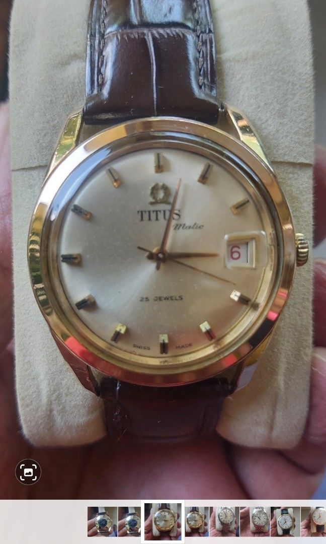 Titus automatic swiss, Men's Fashion, Watches & Accessories, Watches on ...