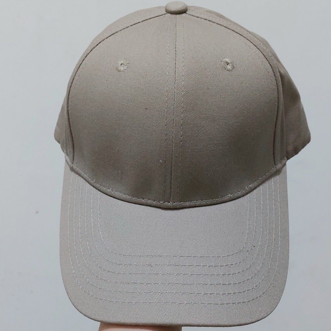 Topi KKV | Baseball Cap | Khaki Coklat Nude Beige Cream Polos New ...