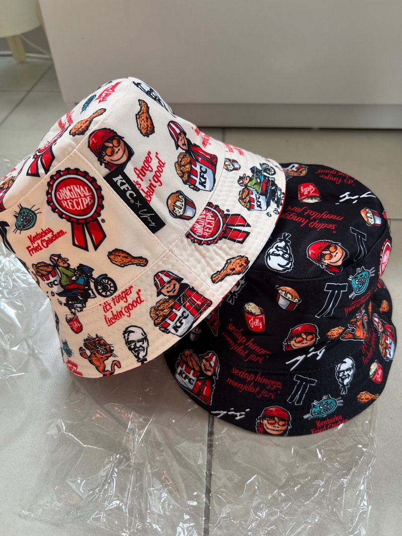 Topi ujang kfc, Men's Fashion, Watches & Accessories, Cap & Hats on Carousell