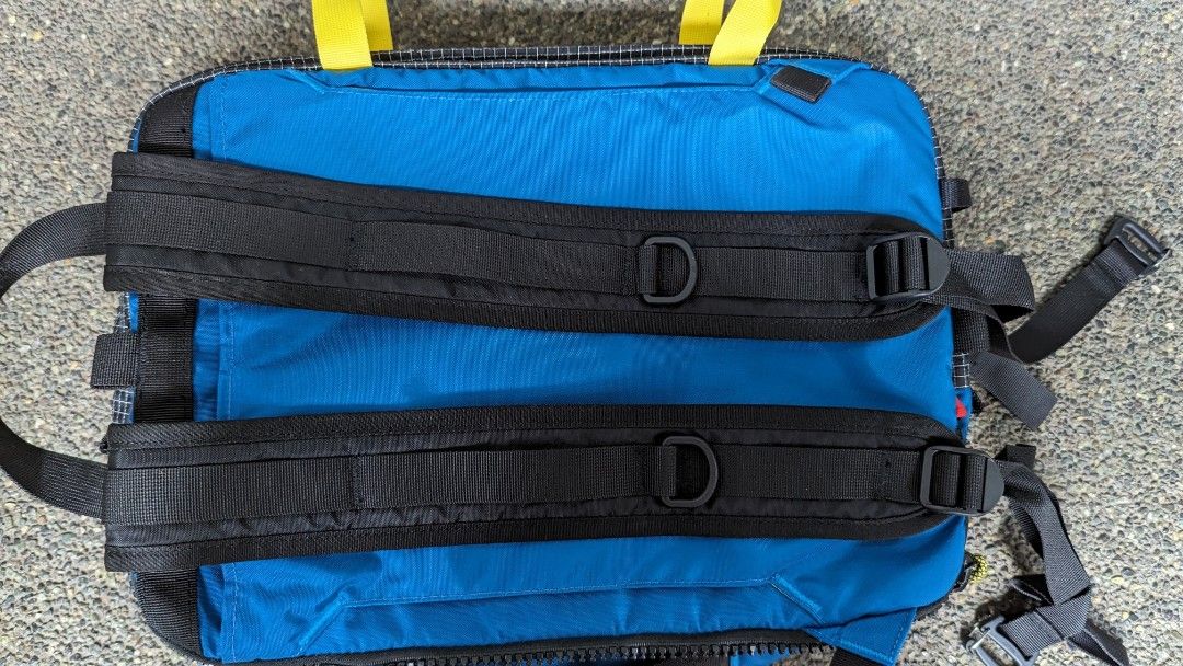 Topo Designs Global 3-Day Briefcase Blue Black Ripstop Backpack, Men's ...