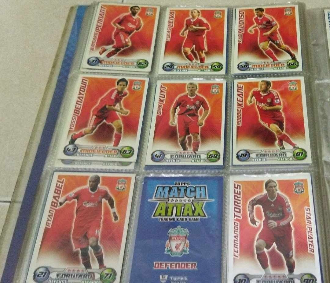 Topps Match Attax Trading Card Game 2008/2009 with Collection Binder ...