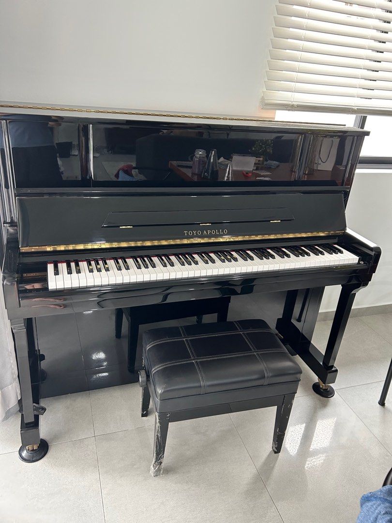 Toyo Apollo Upright Piano (pre-loved), Hobbies & Toys, Music & Media ...