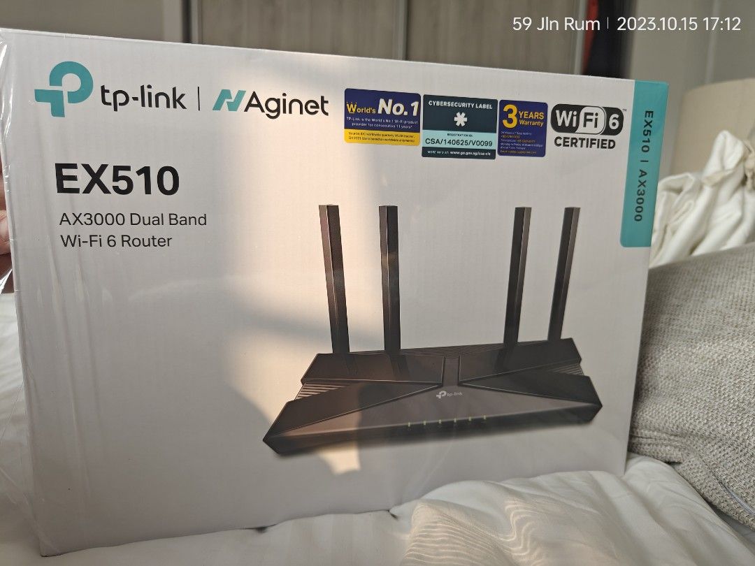 TP-LINK EX510 Wireless Router - wifi 6, Computers & Tech, Parts ...