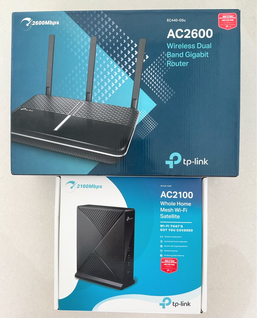 Tp-link router AC2600 and mesh AC2100, Computers & Tech, Parts ...