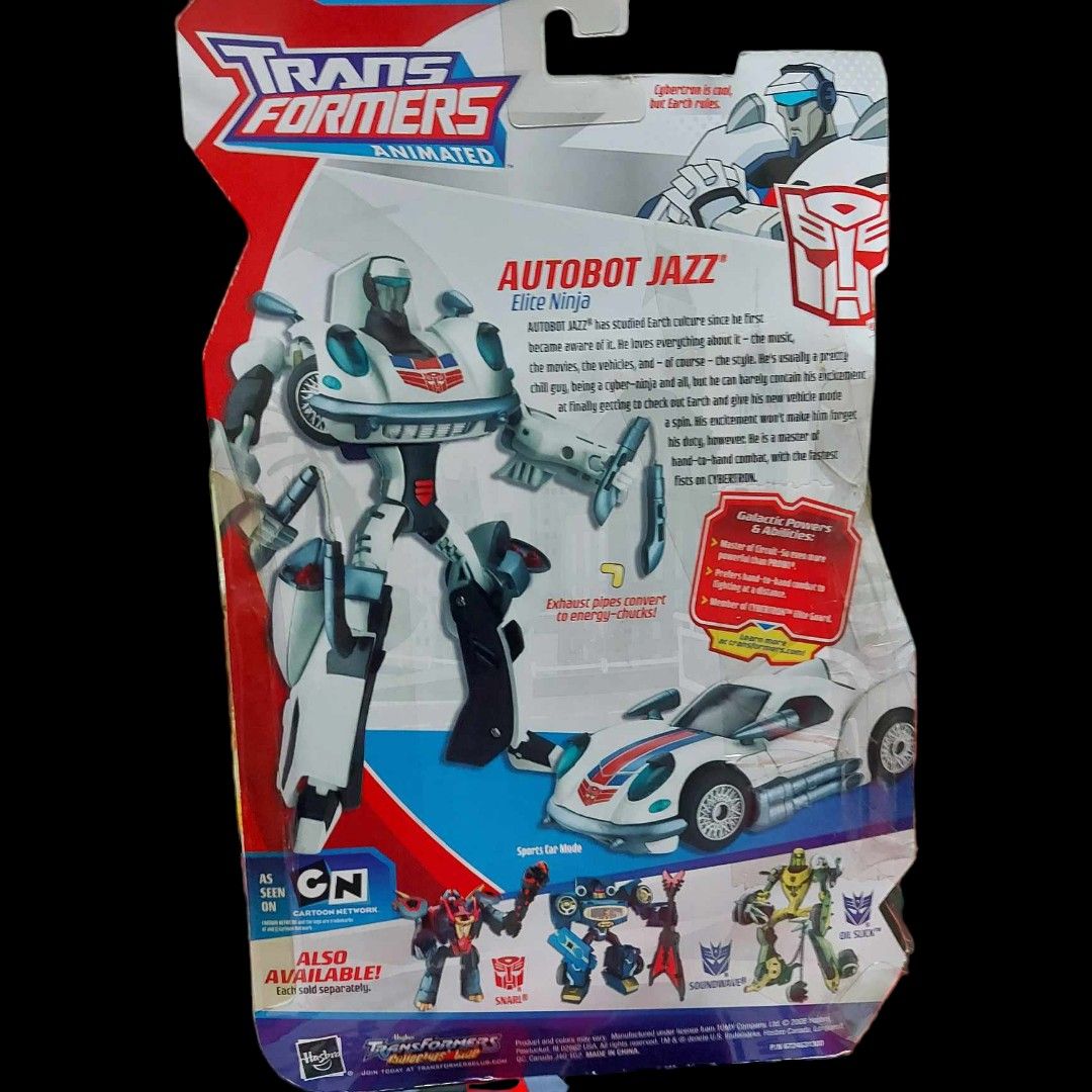 Transformers Animated Autobot Jazz, Hobbies & Toys, Toys & Games on ...