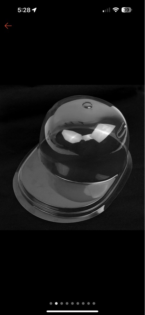 Transparent Cap Protector Case For Flat Brim, Men's Fashion, Watches ...