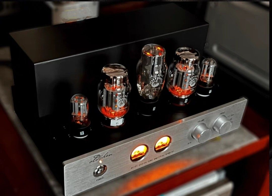 LaoChen KT88-K1 Class A Bluetooth Tube Amplifier, only silver color ...