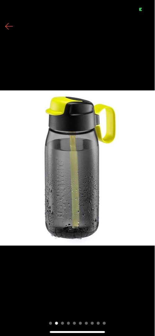 Tupperware elegant H2GO 550ml with handles, Furniture & Home Living ...