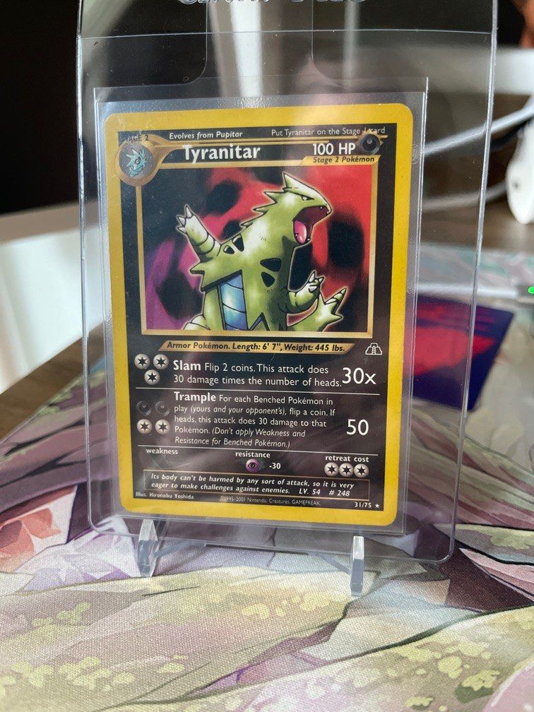 Tyranitar Neo Discovery #31 non holo, Hobbies & Toys, Toys & Games on ...